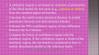 Dissolution profile comparisons | PPTX