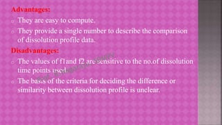 Dissolution profile comparisons | PPTX