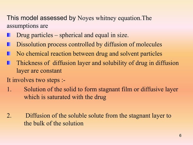Dissolution study | PPTX