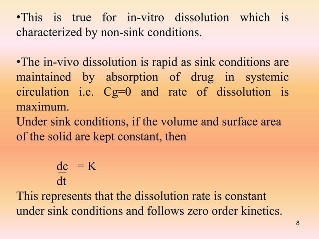 Dissolution study | PPTX