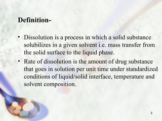 Dissolution study of solids and suspension.ppt