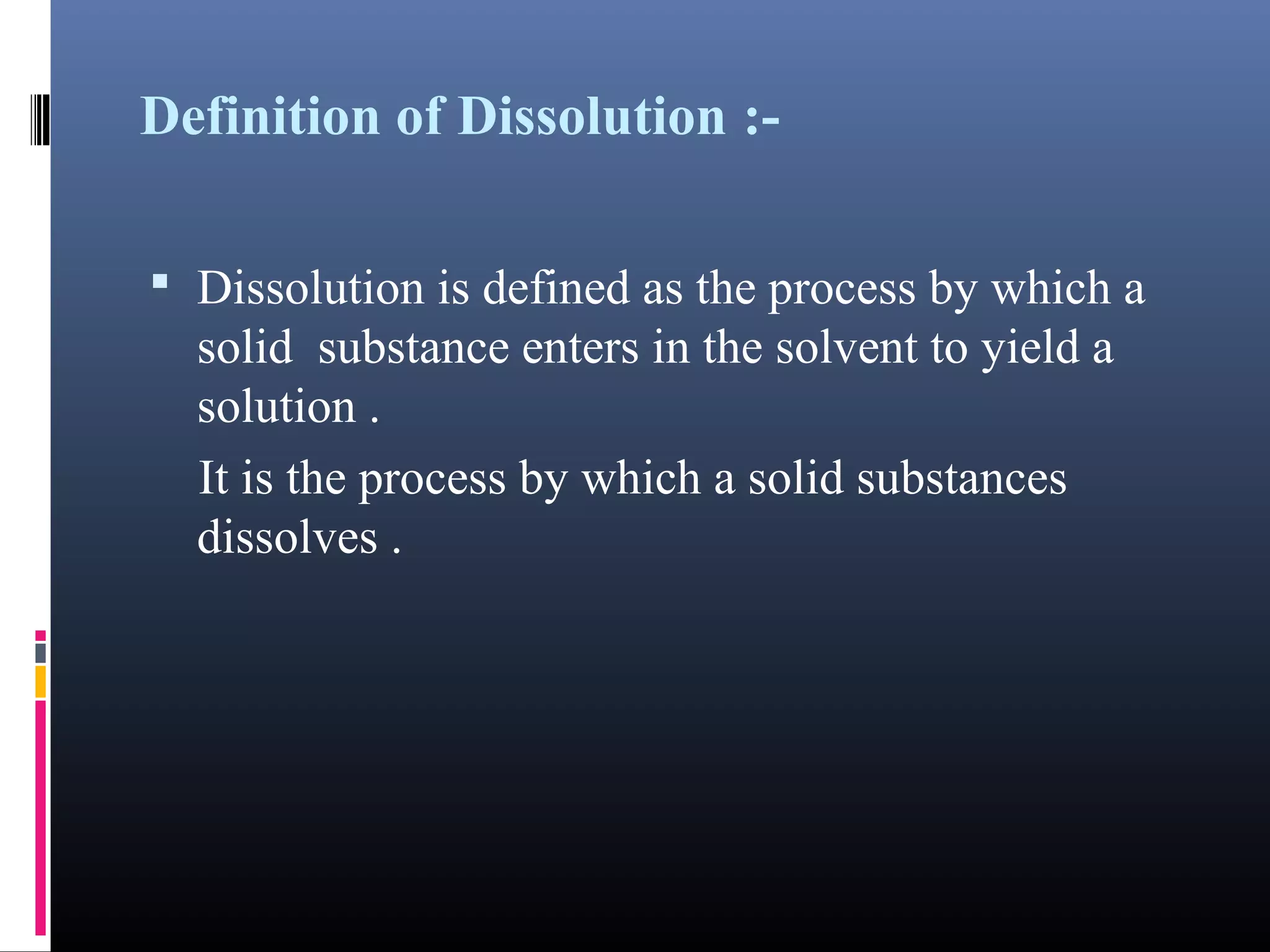 Dissolution Testing in Pharmaceuticals | PPT
