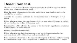 Dissolution test | PDF