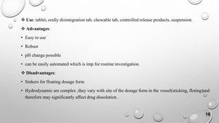 Dissolution Test Apparatus | PPTX