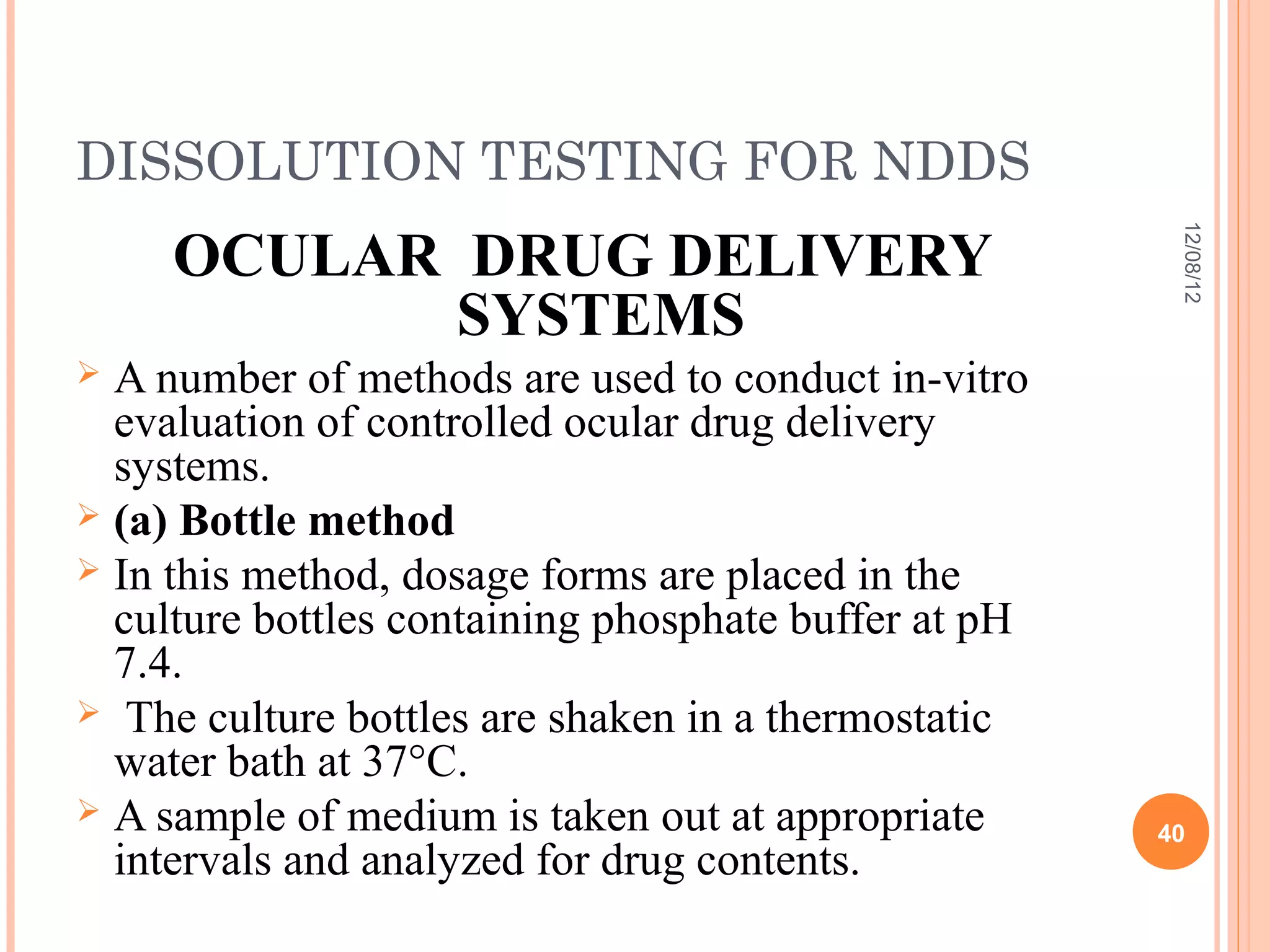 Dissolution testing | PPT