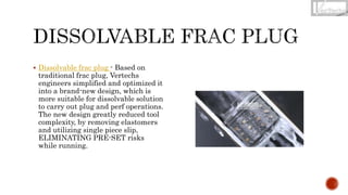 Dissolvable Frac Plug | Vertechs Group - Dissolvable Frac Plug ...