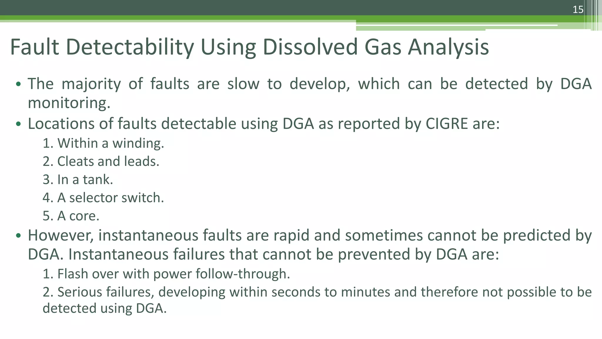 Dissolved Gas Analysis Ppt