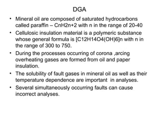 DISSOLVED GAS ANALYSIS of power transformer.ppt