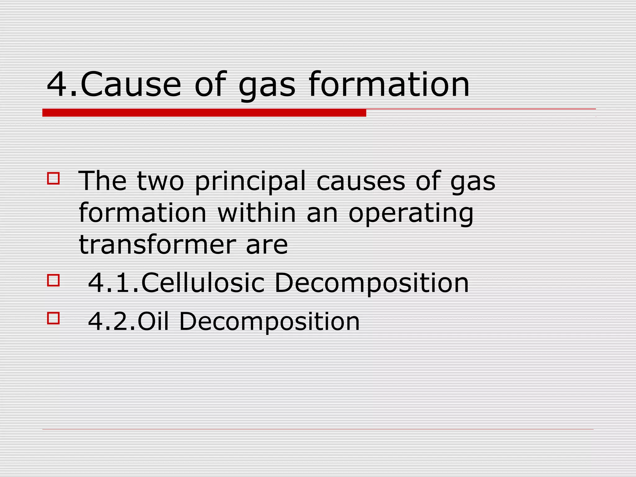 Dissolved gas analysis of power transformer oil | PPT