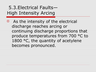 Dissolved gas analysis of power transformer oil | PPT