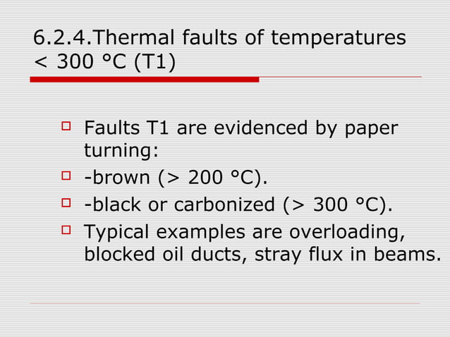 Dissolved gas analysis of power transformer oil | PPT | Chemistry | Science