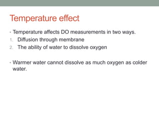Dissolved oxygen | PPTX