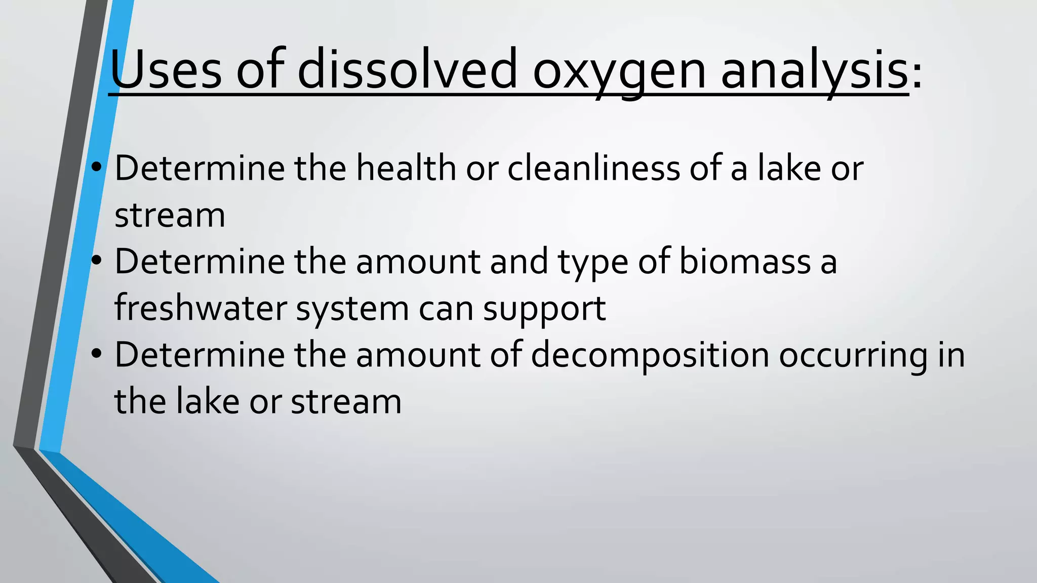 Dissolved oxygen | PPTX
