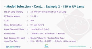 Dissolved ozone destruction by uv by chemtronics | PPSX