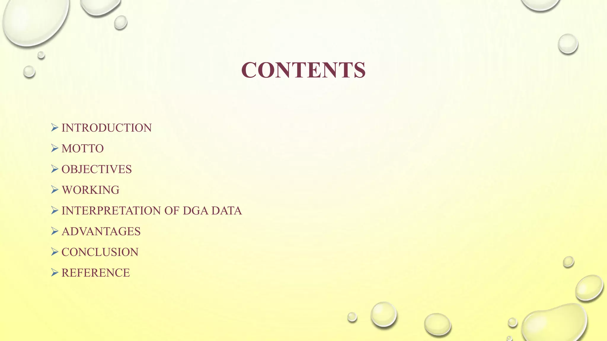 Dissolve gas anylysis measurement and interpretation technique | PPTX