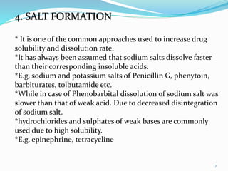 DISSOLUTION AND FACTORS AFFECTING DISSOLUTION | PPTX