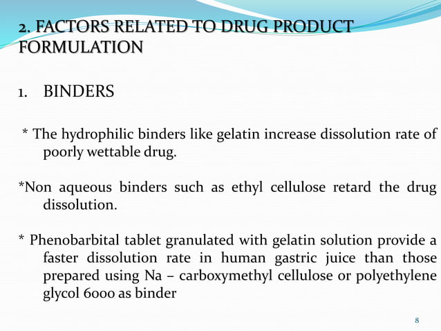 DISSOLUTION AND FACTORS AFFECTING DISSOLUTION | PPTX