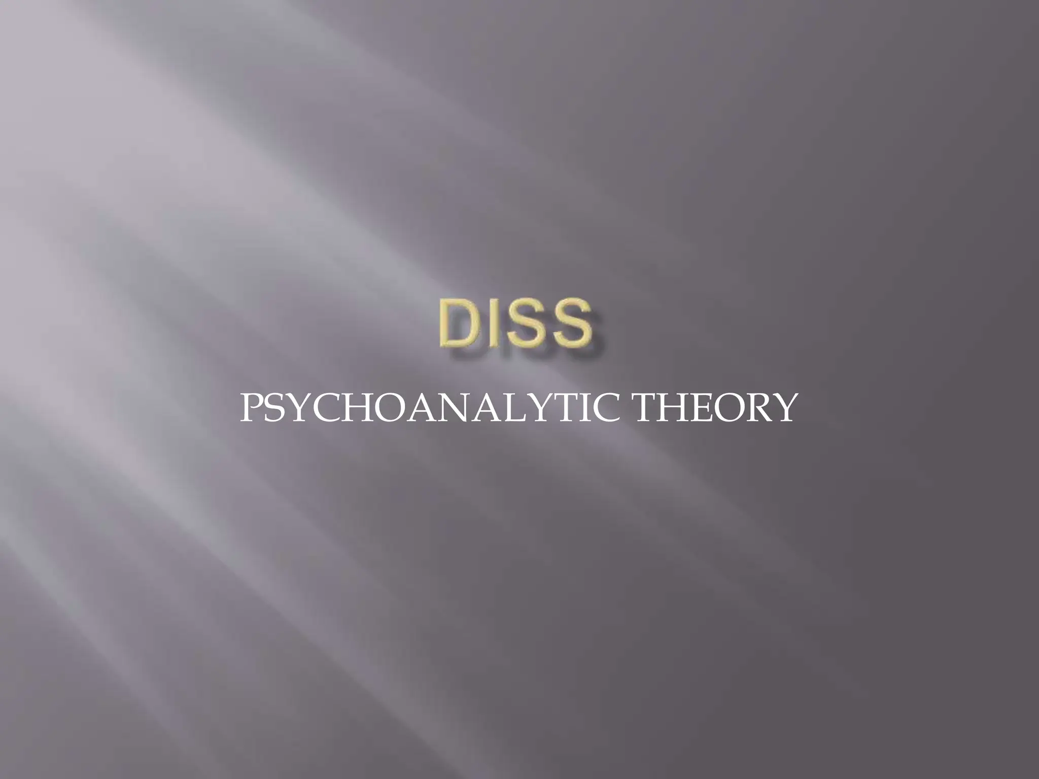 DISS psychoanalytic Theory.pptx Discipline and Ideas in Social Science ...