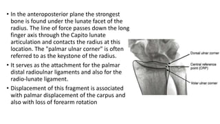 DISTAL END OF RADIUS FRACTURE AND DISLOCATION MANAGEMENT.pptx