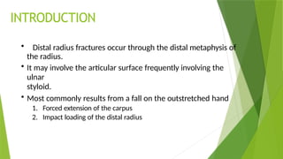 distal end radius fracture presentation.pptx