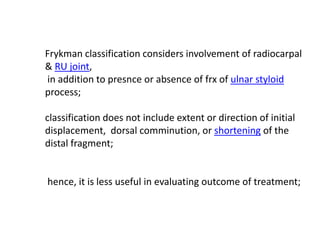 Distal end radius fracture | PPTX