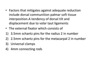 Distal end radius fracture | PPTX