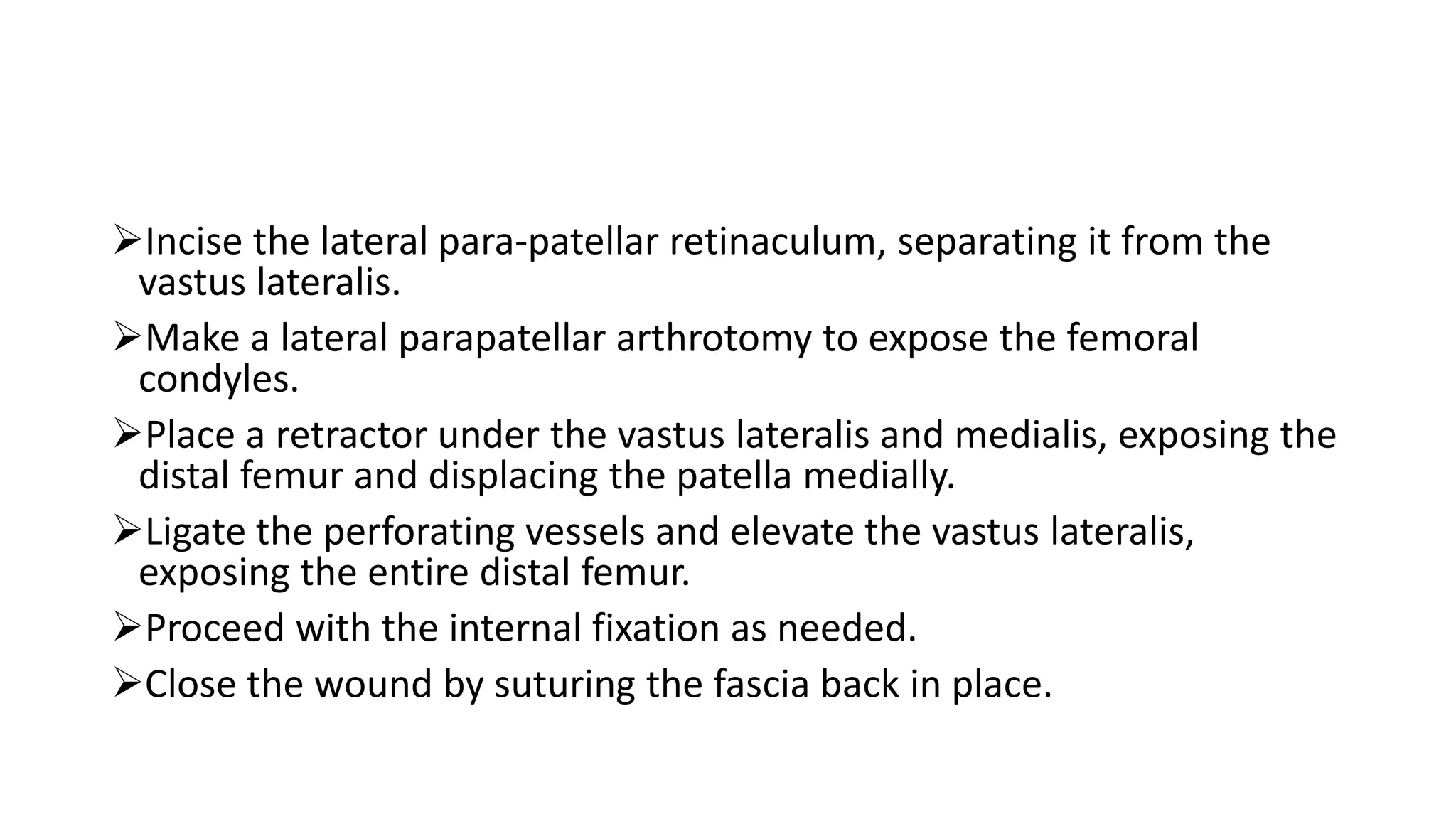 Distal femoral fracture | PPTX
