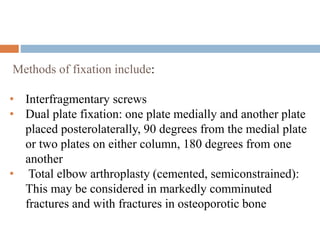 Distal humerus. | PPTX