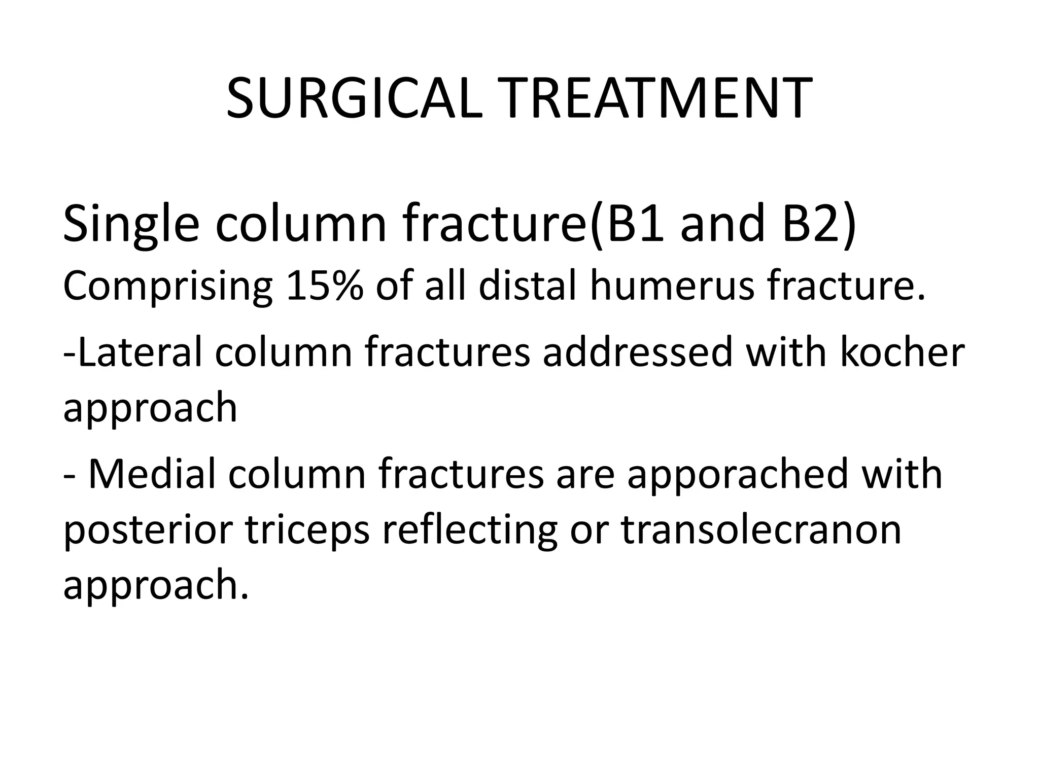 Distal humerus fracture | PPTX