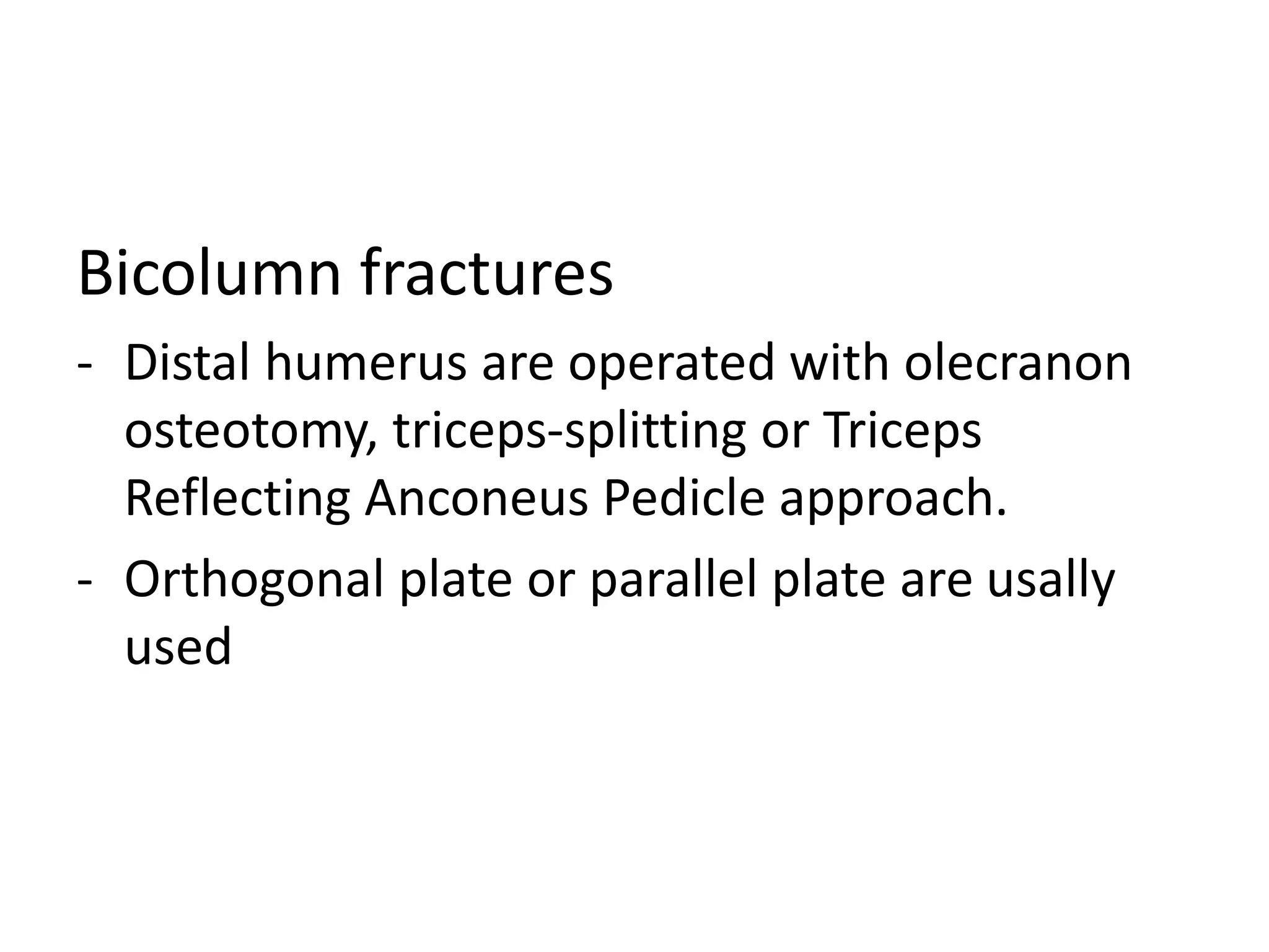 Distal humerus fracture | PPTX