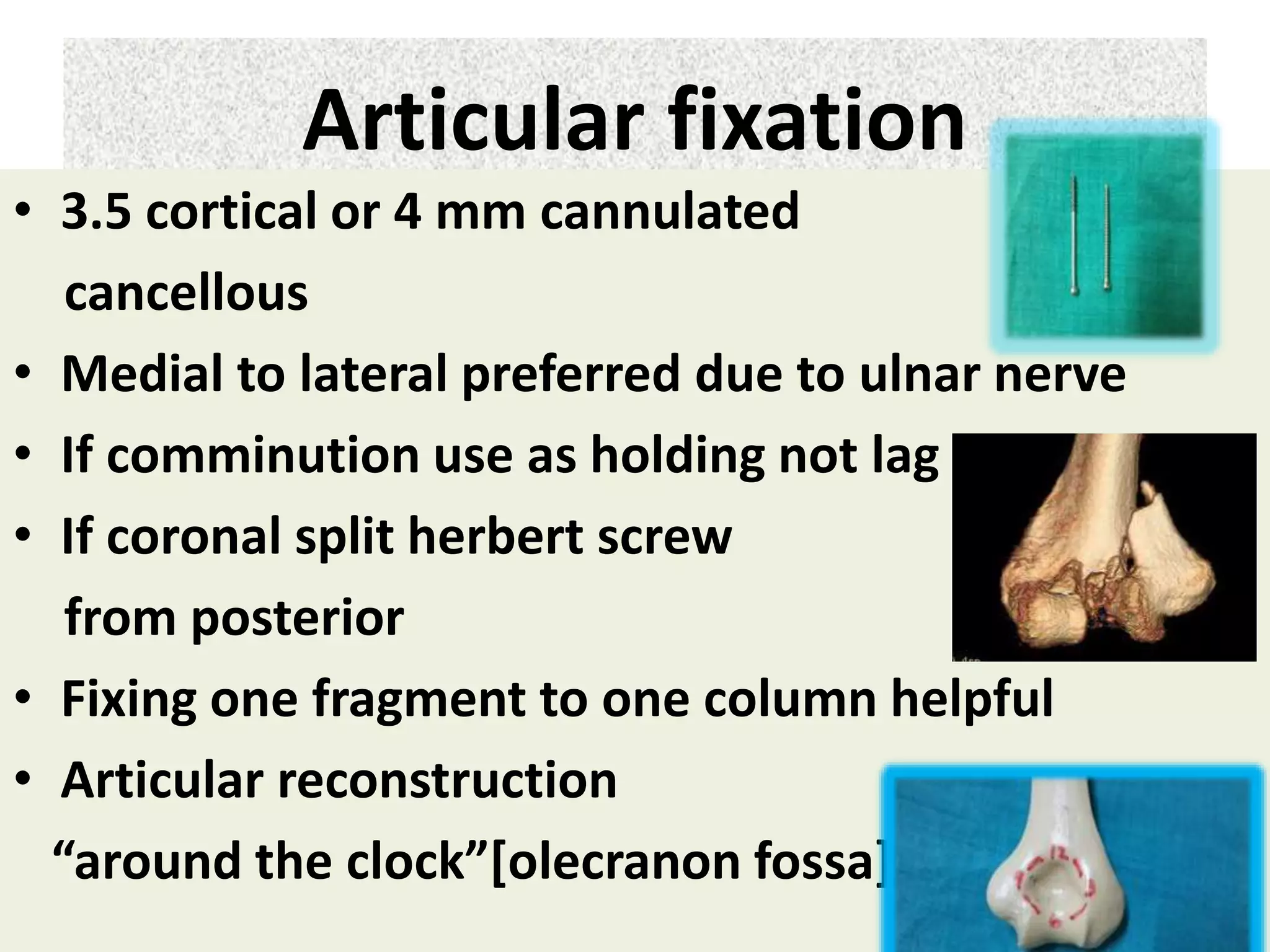 Distal humerus fracture fixation dr mohamed ashraf-HOD-govt TD medical ...