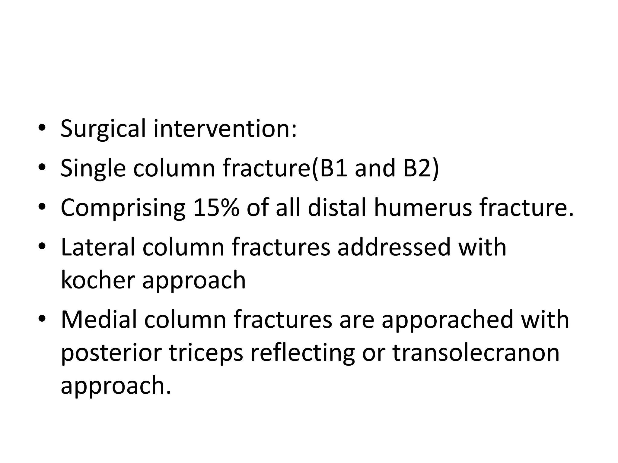 Distal humerus fractures | PPTX