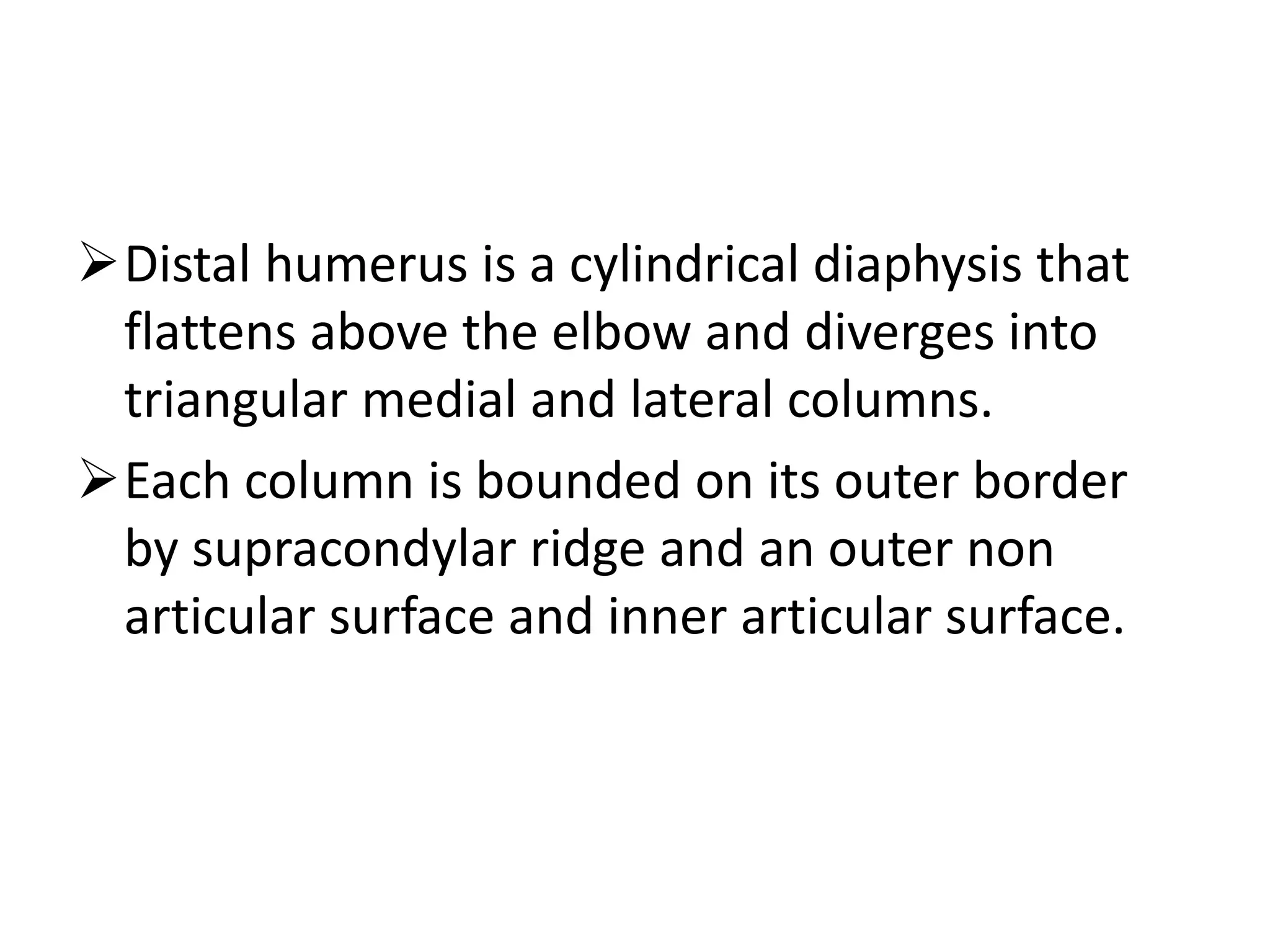 Distal humerus fractures | PPTX