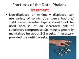 Distal phalanx fracture | PPTX