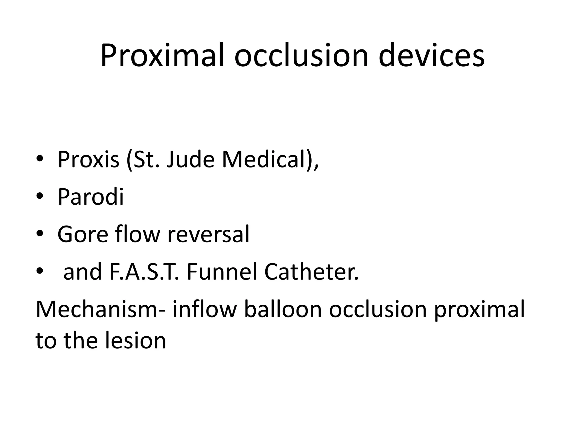 Distal protection device | PPTX