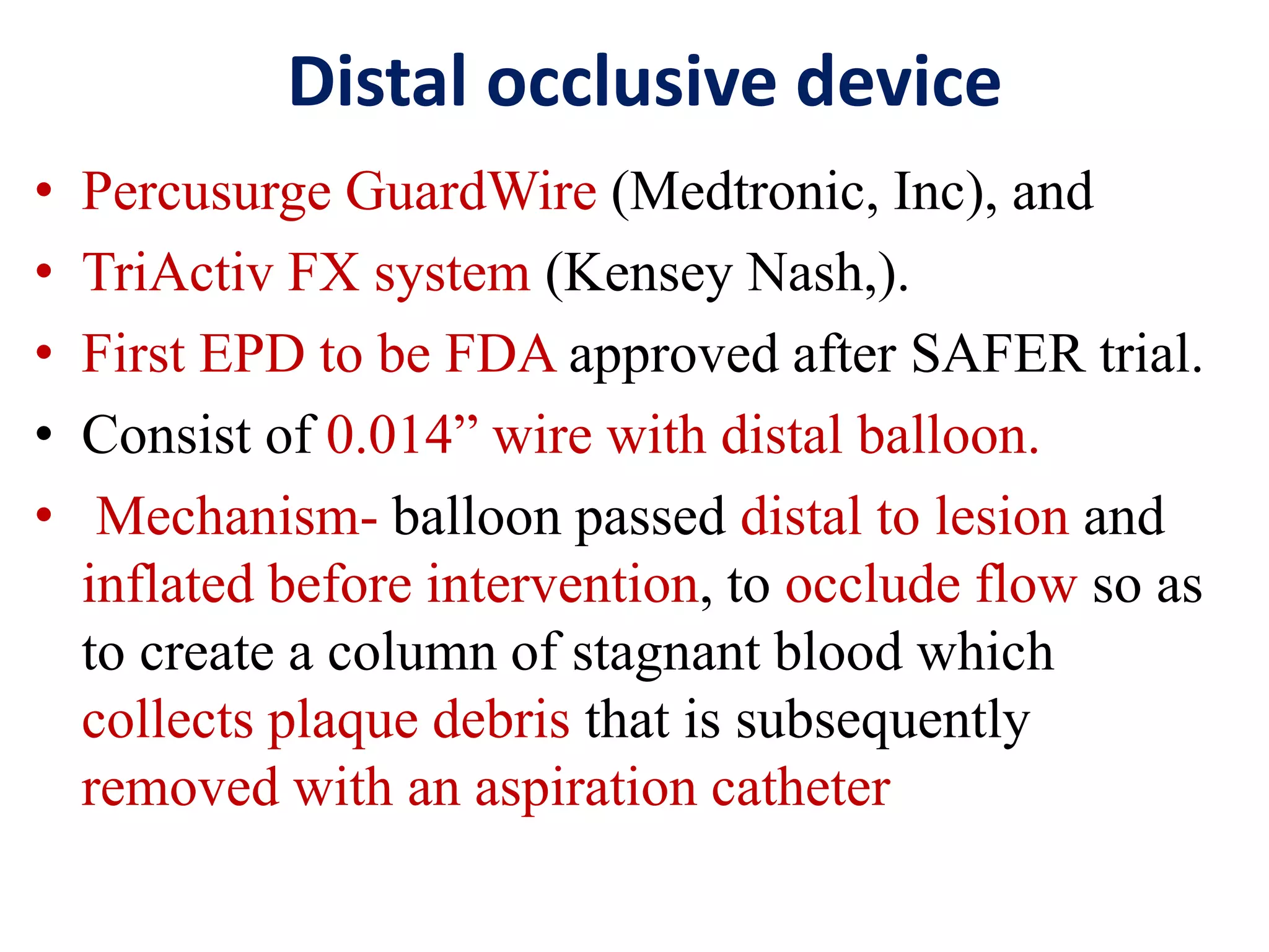 Distal protection device | PPTX