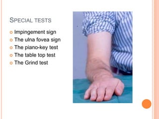 Distal radioulnar joint injuries | PPTX