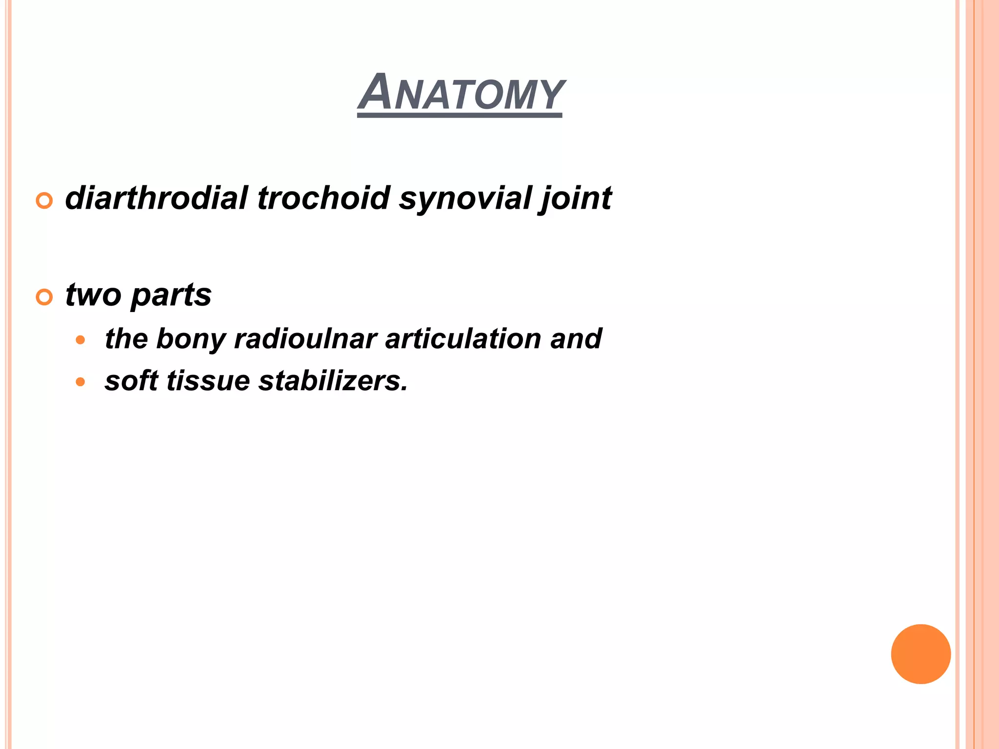 Distal radioulnar joint injuries( DRUJ) and carpal instability | PPTX