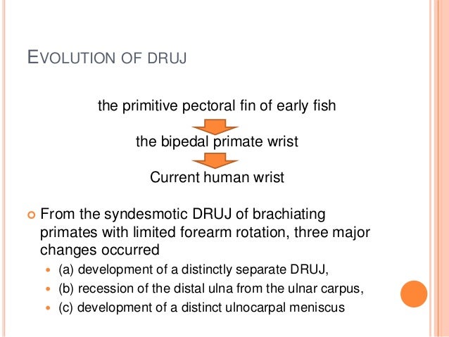Distal radioulnar joint injuries( DRUJ) and carpal instability
