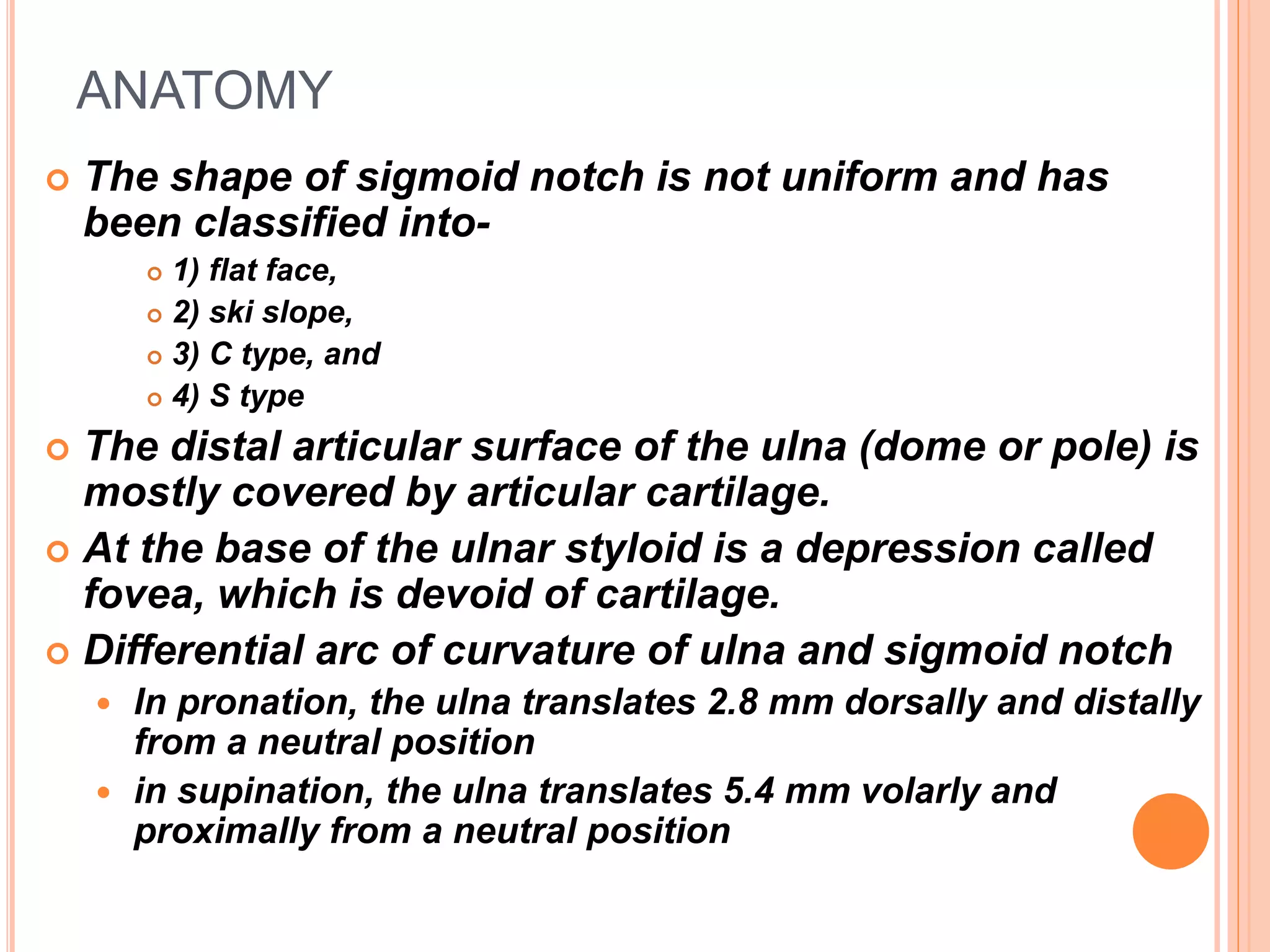 Distal radioulnar joint injuries | PPTX