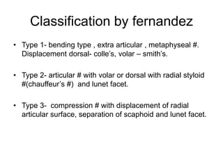 Distal radius | PPTX