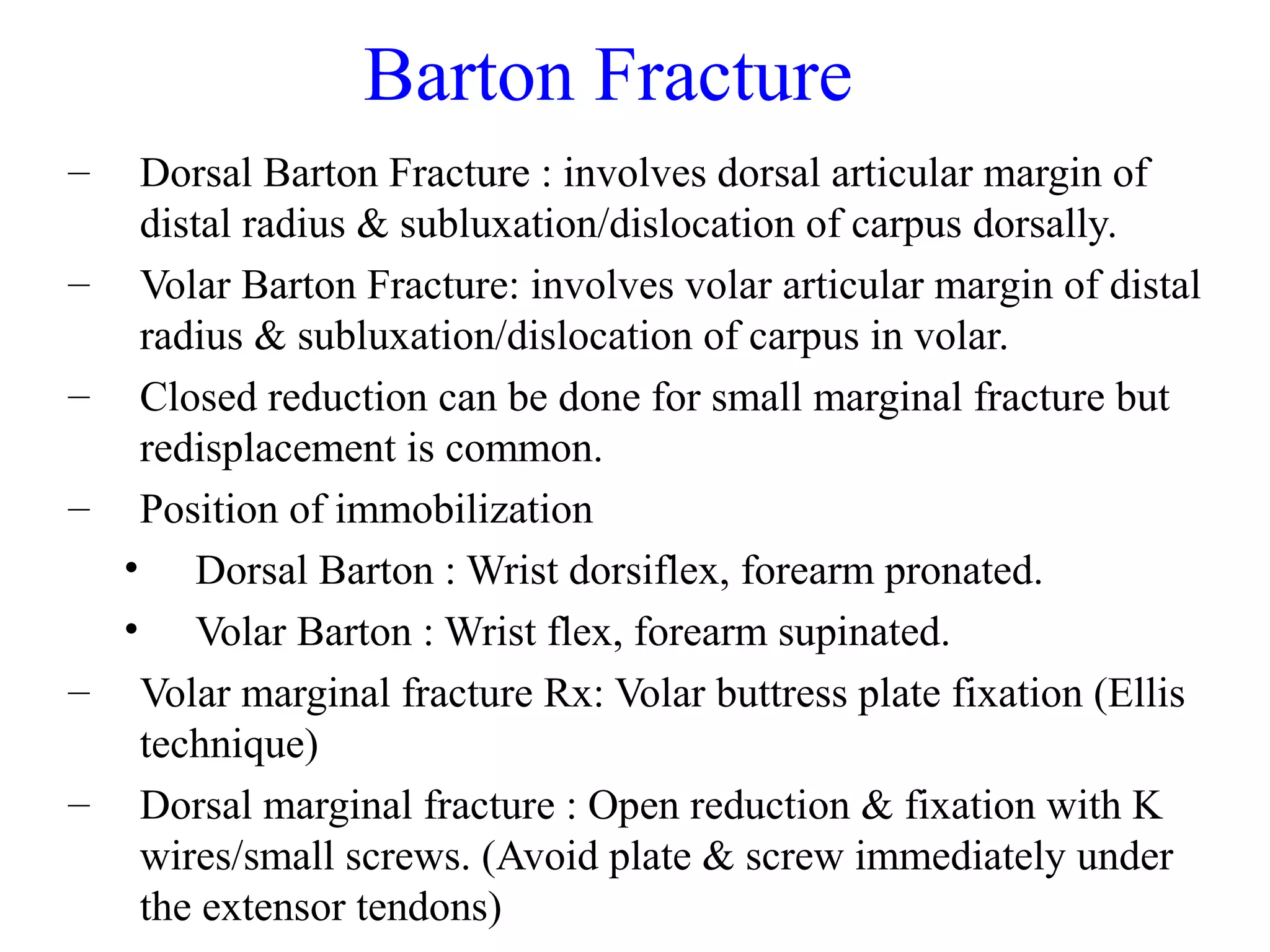 Distal radius fracture | PPT