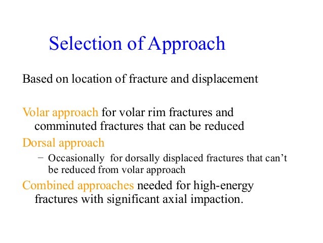Distal radius fracture
