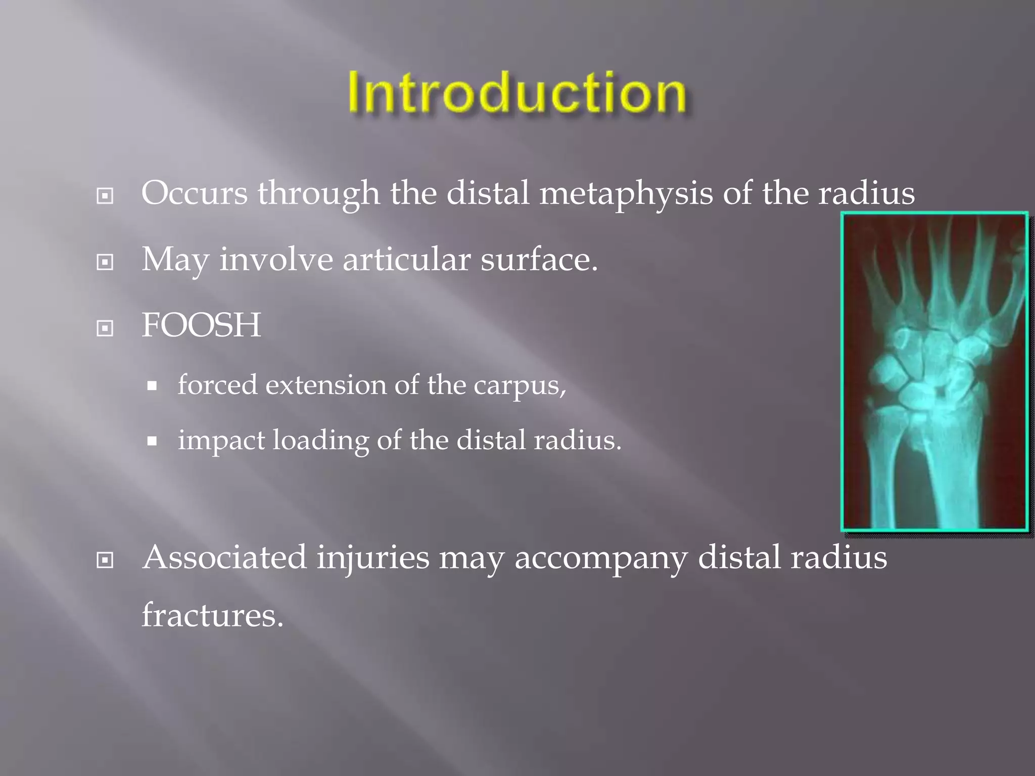 Distal radius fracture | PPTX