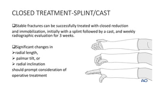 Distal radius fracture in adults | PPTX