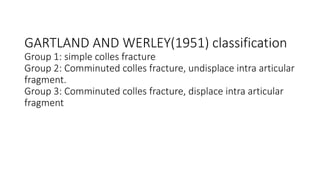 Distal radius fracture in adults | PPTX | First Aid | Injuries