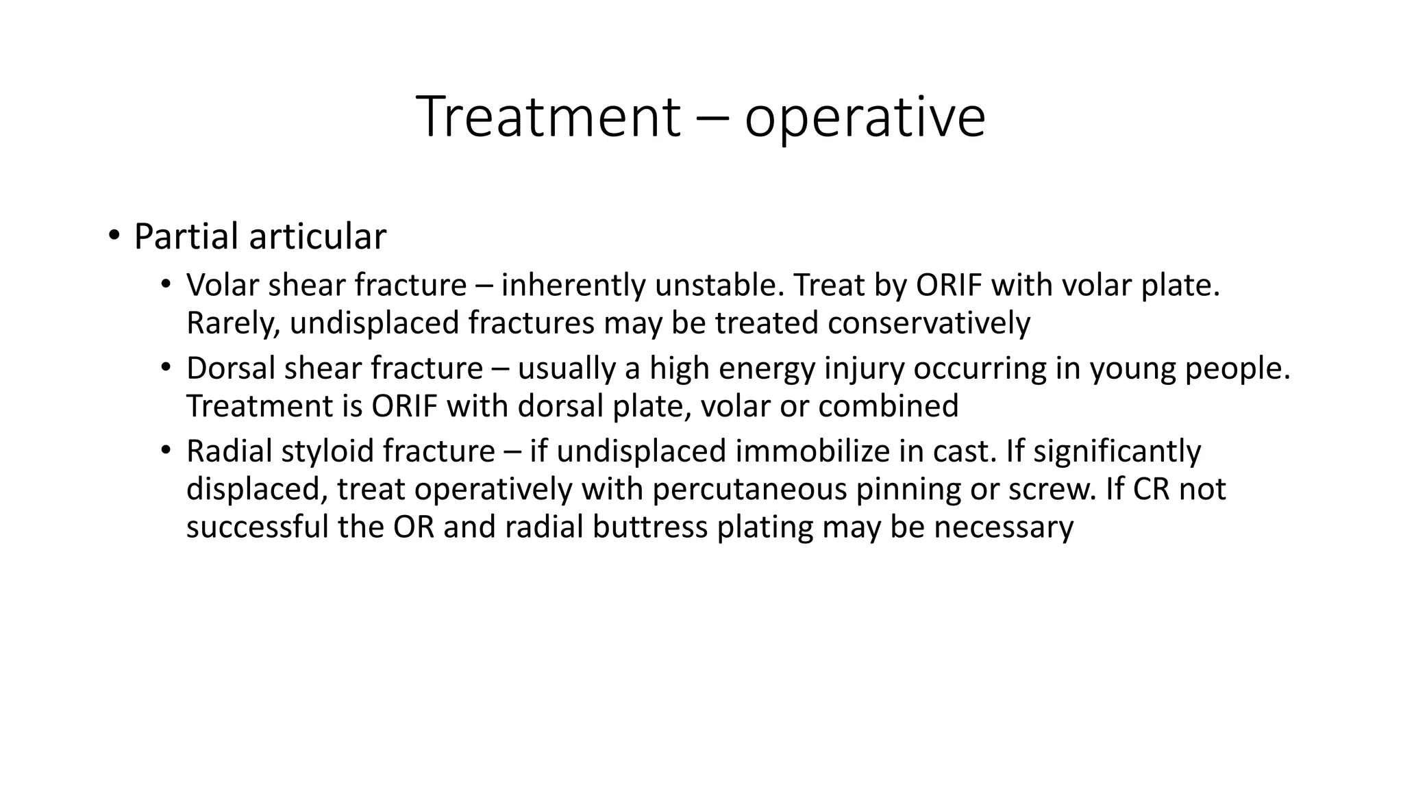 Distal radius fractures | PPTX
