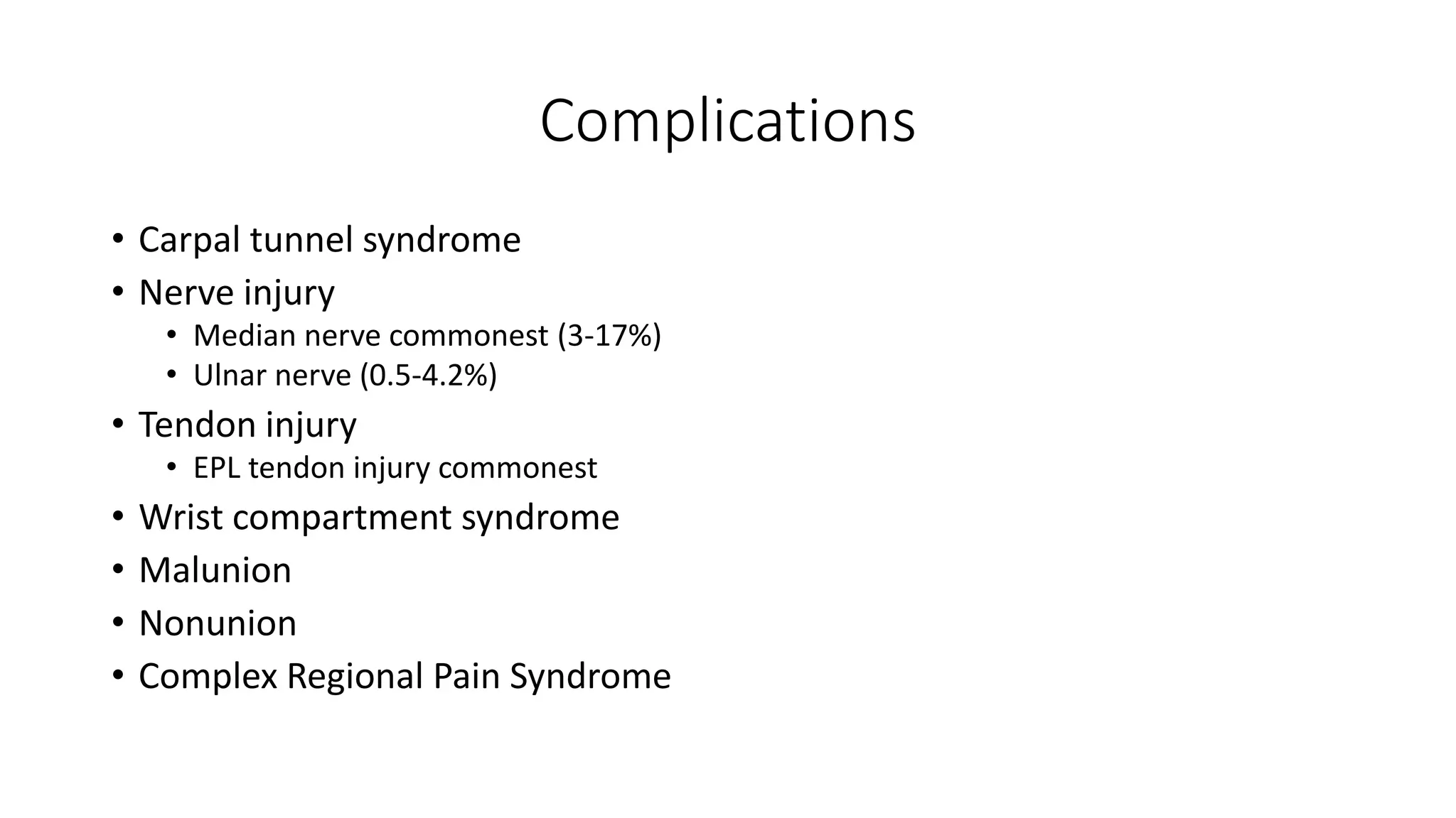 Distal Radius Fractures Ppt