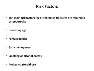 Distal Radius Fractures.pptx for bhms students | PPTX