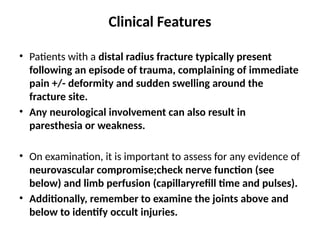 Distal Radius Fractures.pptx for bhms students | PPTX